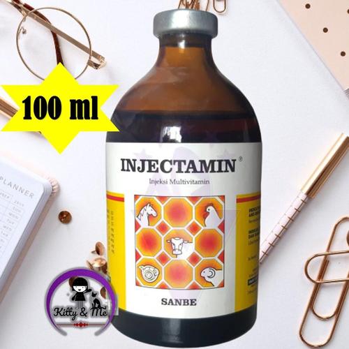 Jual INJECTAMIN 100 ml - MultiVitamin Lengkap Untuk Kesehatan Hewan ...
