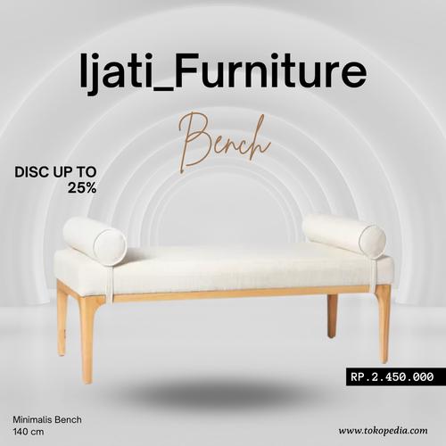 Jual Minimalis Bench Sofa Kayu Jati Kain Fabric Jepara - Kab. Jepara ...