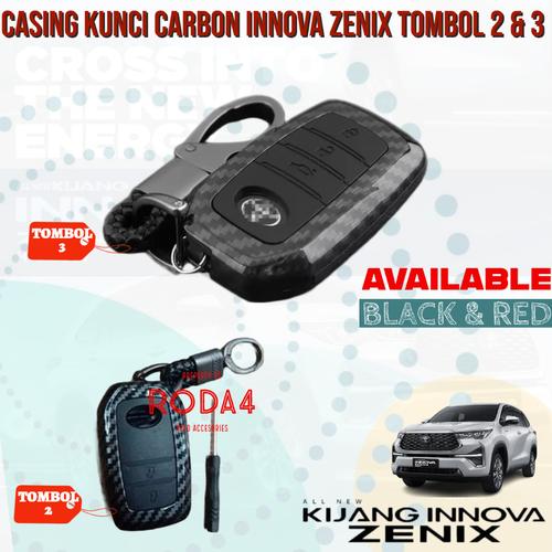 Jual Casing Kunci Carbon All New Innova Zenix 2023 Hard Car Key Case ...