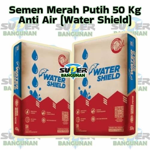Jual Semen Merah Putih Water Shield Anti Air 50 Kg (Anti Bocor dan ...