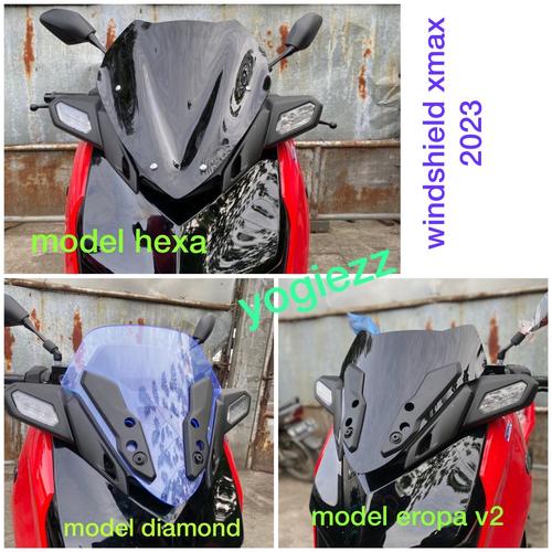 Jual windshield all new xmax 2023 connected yamaha xmax visor ...