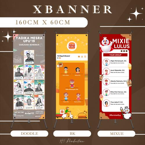 Jual X Banner Wisuda PART 1 | Banner Sidang - IG POST, NON STAND - Kota ...