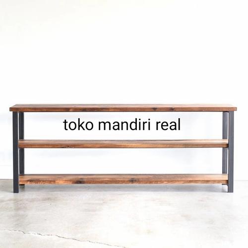 Jual meja tv kayu kaki besi 160x20x75 - Kota Tangerang - Toko Mandiri ...