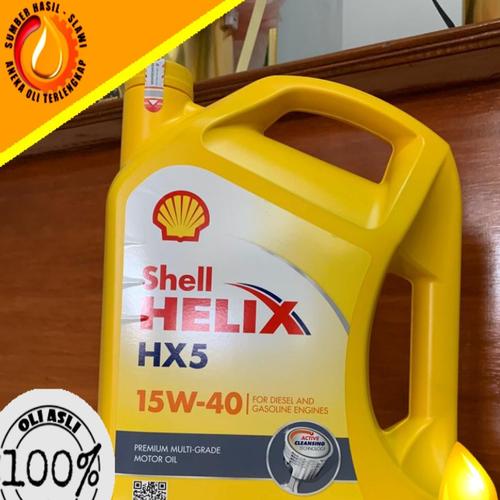 Jual SHELL HELIX HX5 15W-40 4 LITER - Kab. Tegal - Sumber Hasil Slawi ...