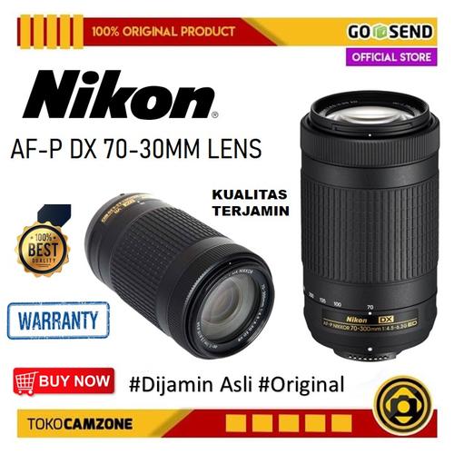Promo Nikon AF-P 70-300mm f4.5-6.3G ED DX Nikkor AFP 70-300mm ED RESMI ...