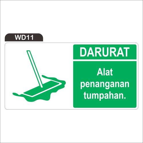 Jual RAMBU ALAT PENANGANAN TUMPAHAN - S : 20x10 cm, Sticker Only - Kota ...