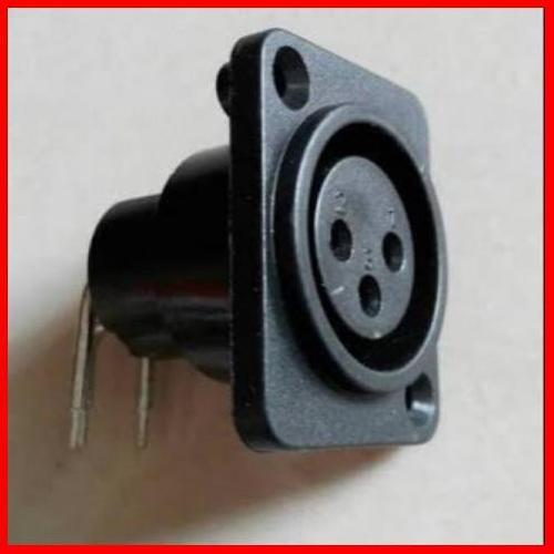 Jual Soket Canon XLR Female Kaki Bengkok - Socket Cannon Body PVC ...