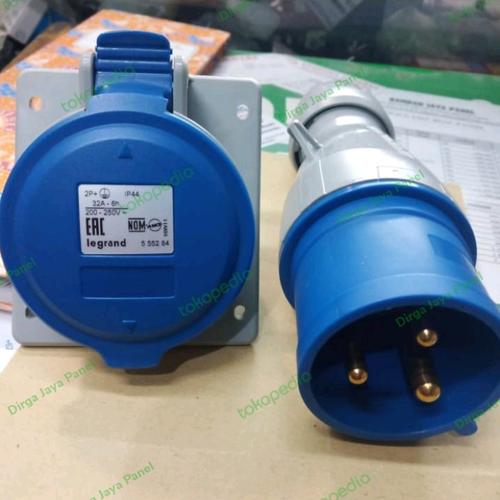 Jual legrand 3pin 32a plug dan panel mounting - female - Jakarta Pusat ...