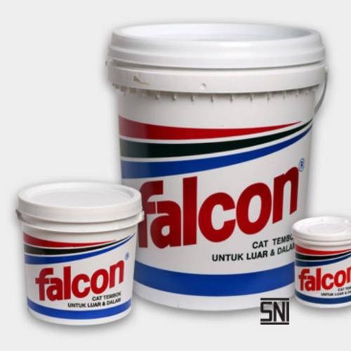 Jual Falcon Cat Tembok 5 kg (4.5 kg) galon interior eksterior - Putih ...
