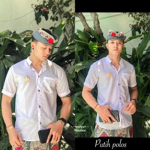 Jual Safari Polos Pendek Pakaian Adat Bali Ready - Kab. Buleleng - loka ...
