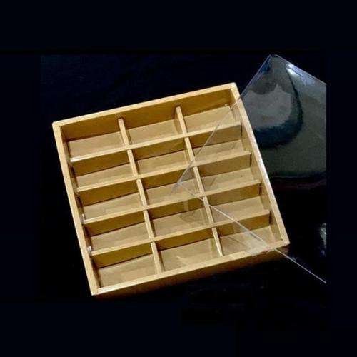 Jual box nastar kotak kraft sekat mika isi 15 lubang dus kemasan ...