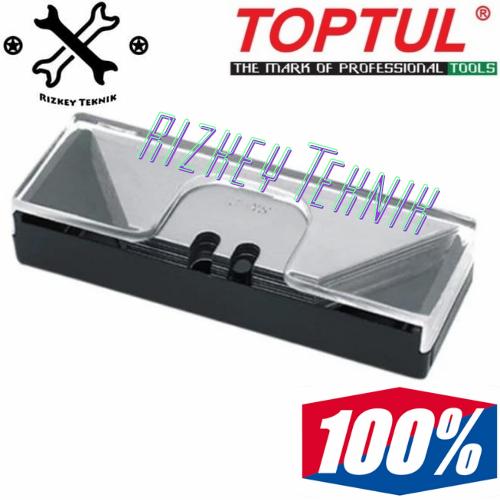 Jual isi cutter (SCAA2017) UTILITY KNIFE BLADE SET 60mm TOPTUL SCAB2060 ...