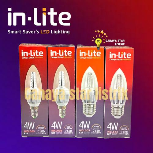 Jual Lampu LED Candle In-Lite INCL003 4W E14 / E27 (Pilih Varian ...
