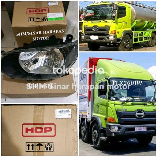 Jual HEAD LAMP HINO 500 FM8J J08E J08C 81150-LAA23 ASLI HOP LAMPU DPN ...