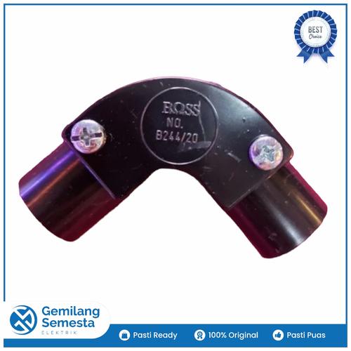 Jual Elbow Pipa conduit 20mm Knee Pipa listrik Hitam L-bow Boss - Kab ...