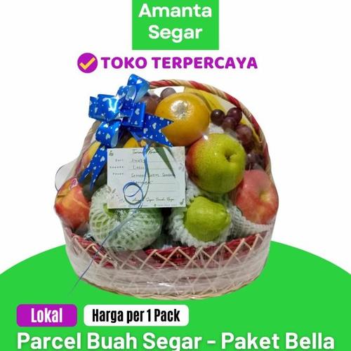 Jual PARCEL BUAH SEGAR BOGOR PAKET BELLA DENGAN PITA DAN KARTU UCAPAN ...