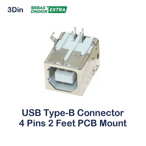 Jual USB Female Type-B B 4P 4 Pin TH PCB Mount Socket Printer - Kota ...