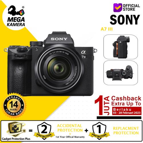 Promo Mirrorless Sony Alpha 7III kit 28-70mm Mark3 Camera A7III ...