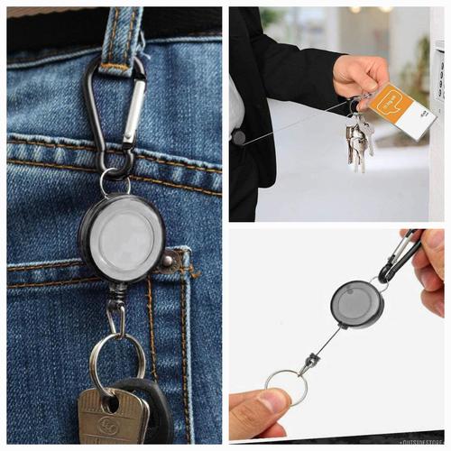 Jual Karabiner Gantungan Kunci Celana Tali Retractable Keychain ...