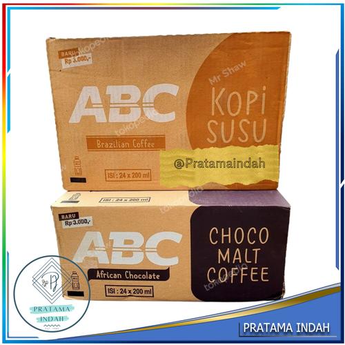 Jual KOPI SUSU ABC AFRICAN COFFEE MILK BOTOL PET - 200 ml (1 KARDUS ...