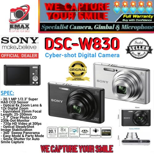Jual SONY Cyber-Shot DSC-W830 Camera Pocket Sony W830 Cyber-Shot W 830 ...