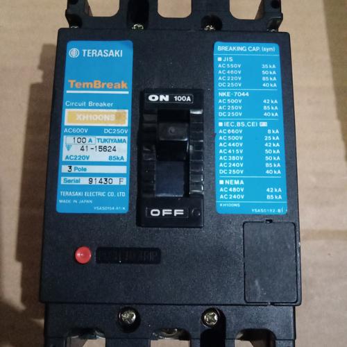 Jual mccb TERASAKI 3P 100A ORIGINAL - Kab. Bogor - asiong electrik | Tokopedia