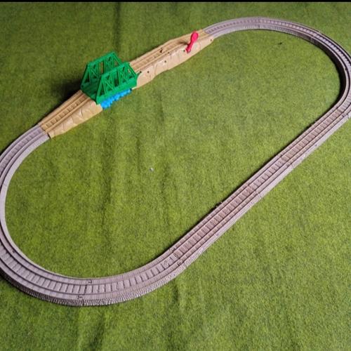 Jual Thomas & Friends Raise and Lower Drawbridge Set Trackmaster Mattel ...