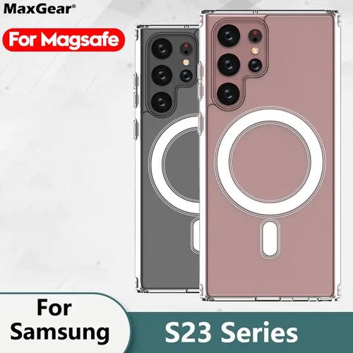 Jual SAMSUNG S23 / PRO/ PLUS / ULTRA CASE MAGSAFE CLEAR TPU HARD SOFT ...