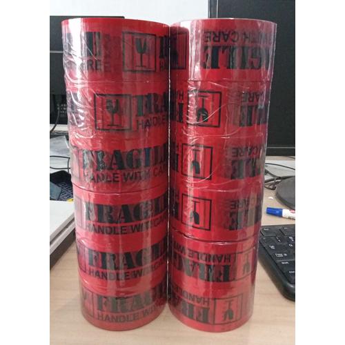 Jual Lakban FRAGILE Hitam 48mm JANGAN DIBANTING HANDLE WITH CARE ...
