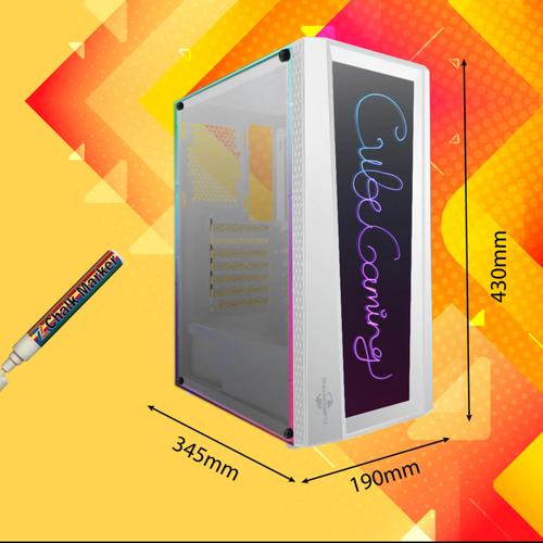 Jual Cube Gaming Write White Edition - M-atx ATX - Casing PC - Jakarta ...