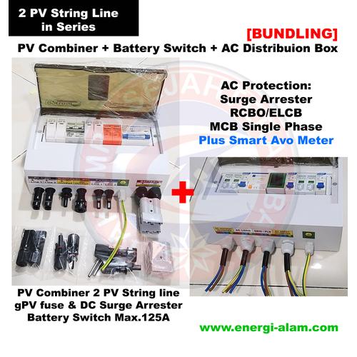 Jual BUNDLE : PV Combiner 2PV in+1 DC Out+1 Battery Switch+AC ...