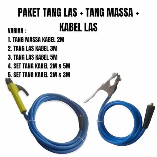 Jual PAKET TANG LAS KABEL LAS 5M + TANG MASSA KABEL LAS 2M TRAFO LAS SET - T. LAS KABEL 5M ...