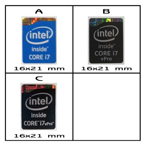 Jual Sticker Stiker Logo intel Core i7 Gen 4 Gen 5 Original - A - Kab ...