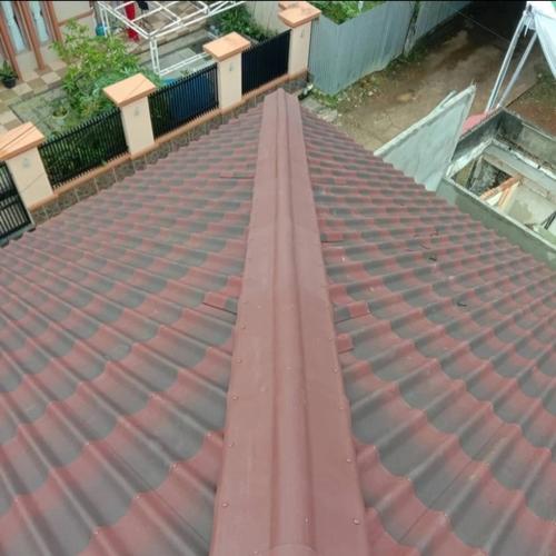 Jual bongkar atap lama pasang rangka baja ringan dan genteng onduline ...