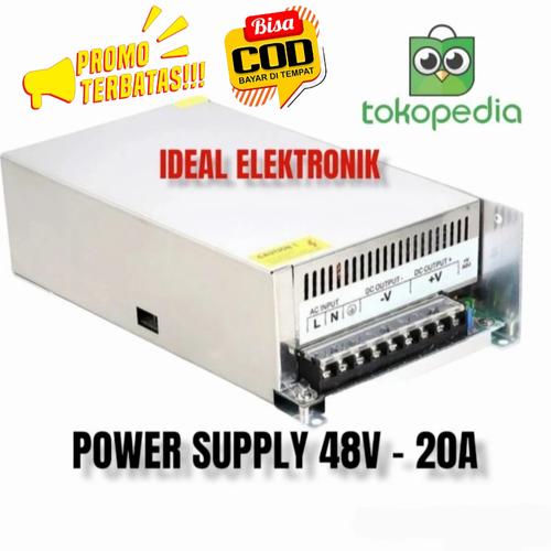 Jual power Supply 48v 20a PSU 48 Volt 20 ampere - Jakarta Pusat - IDEAL ...