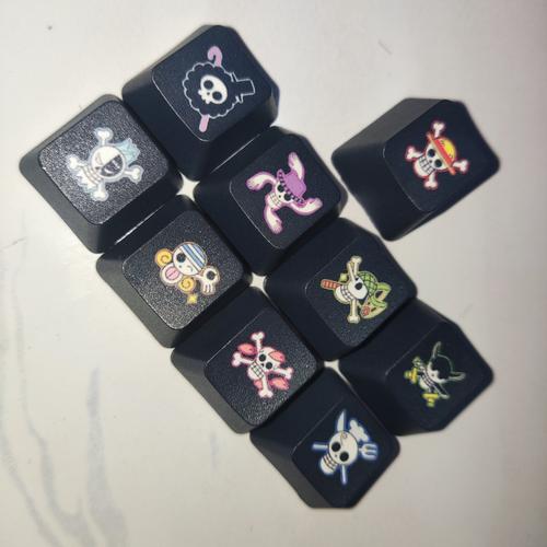 Jual keycaps keycap One Piece Arrow WASD ESC Pirate Flag OEM profile 9 ...