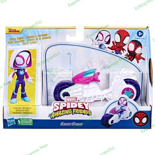 Jual Marvel Spidey and His Amazing Friends Motorcycle Ghost-Spider ...