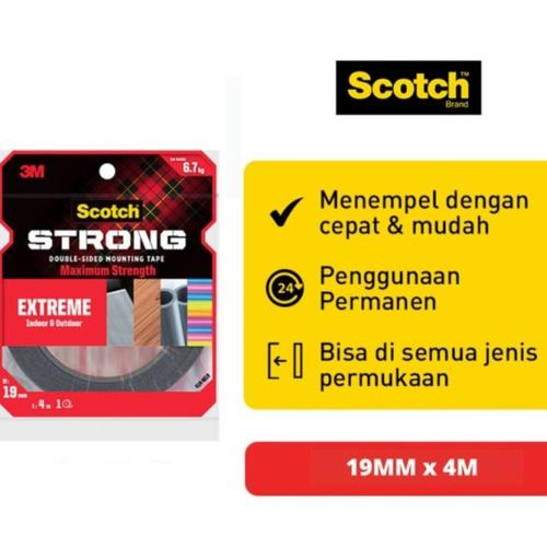Jual DOUBLE TAPE VHB MOUNTING 3M SCOTCH 414-M19 19mm×4m - Jakarta Barat - Enggal Jaya 09 | Tokopedia