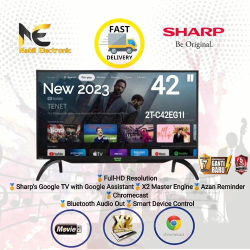 Jual SHARP 2T-C42EG1I LED ANDROID SMART GOOGLE TV 42 INCH NEW 2023 - Kota Tangerang Selatan - NE ...