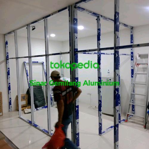 Jual partisi aluminium dan kaca sekat ruangan kantor, rumah dan ruko ...