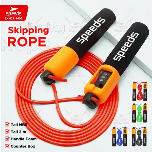 Promo SKIPPING JUMP ROPE LOMPAT TALI ORIGINAL SPEEDS 1602 BARANG IMPOR ...