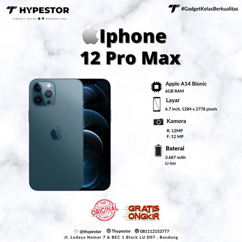 Jual IPHONE 12 PRO MAX 128, 256, 512 - SECOND IBOX/INTER MULUS LIKE NEW - 256gb ibox - Kota ...