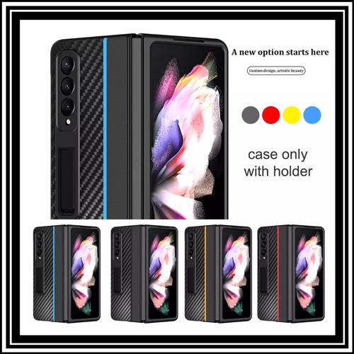 Jual SAMSUNG GALAXY Z FOLD3 FOLD 3 5G CASE STRIPE CARBON KICK STAND ...