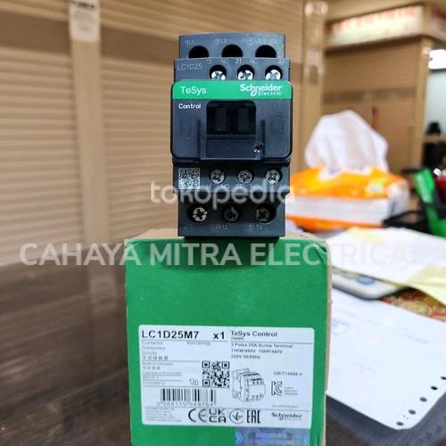 Jual CONTACTOR SCHNEIDER LC1D25M7 NEW GENERATION 3P 220VAC ORIGINAL ...
