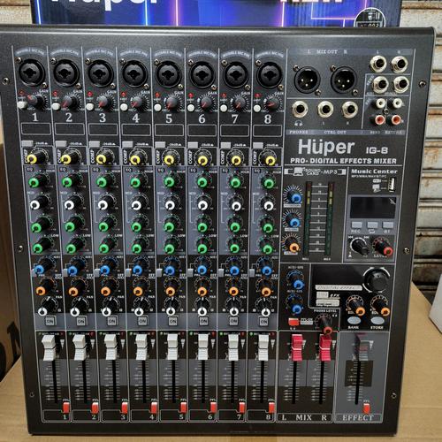 Jual Mixer audio huper ig8 ig 8 8CH soundcard new with compressor ...