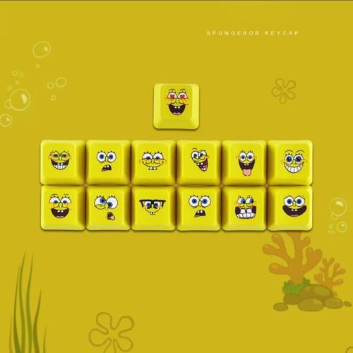 Jual keycaps keycap SpongeBob R4 PBT OEM profile - 1 - Kota Tangerang ...