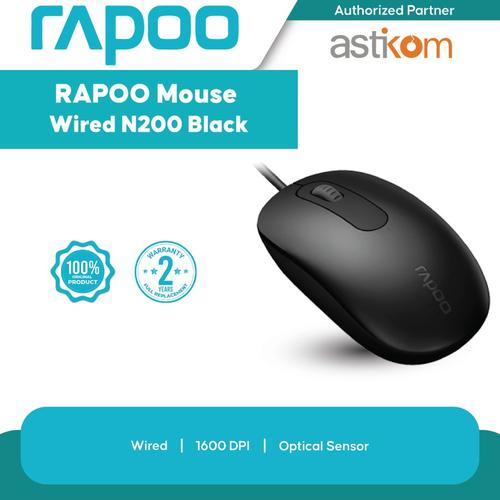 Jual RAPOO N200 Optical Mouse Wired Cable - Jakarta Pusat - Siliwangi ...
