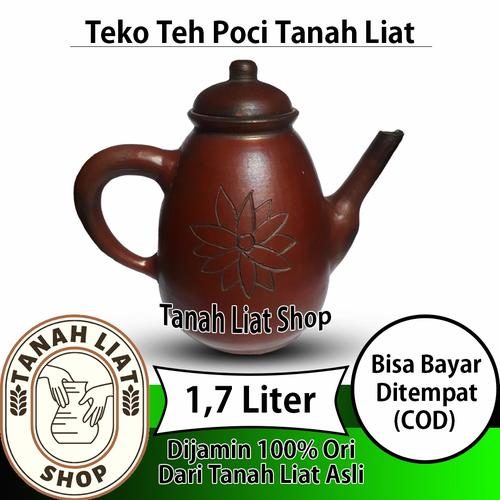 Jual Teko Teh poci Gerabah Tanah Liat Besar - 1,7 Liter - Kab. Klaten ...