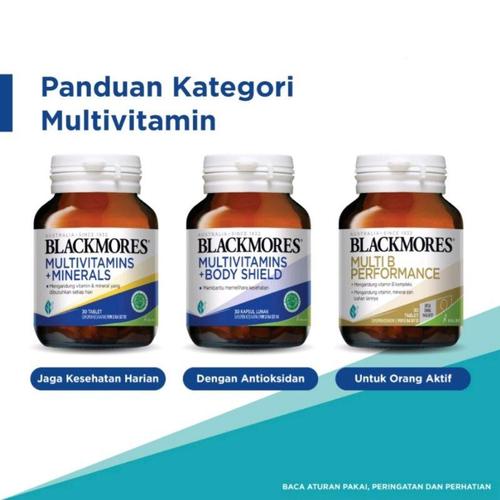 Jual Blackmores Multivitamins + Minerals 1 Tablet Sehari Isi 30 Tablet - Jakarta Barat - Ceria ...