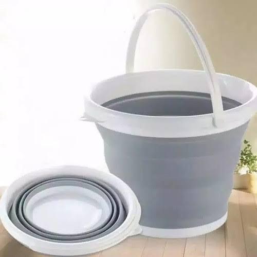 Jual EMBER LIPAT PORTABLE 5 LITER WATER BUCKET FOLDABLE 5L BASKOM LIPAT ...